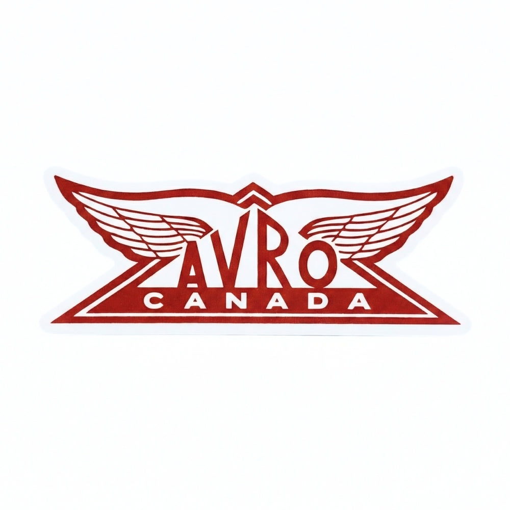 AVRO Canada Logo Vinyl Sticker - Vintage Aviation Decal – Sassy's Garage